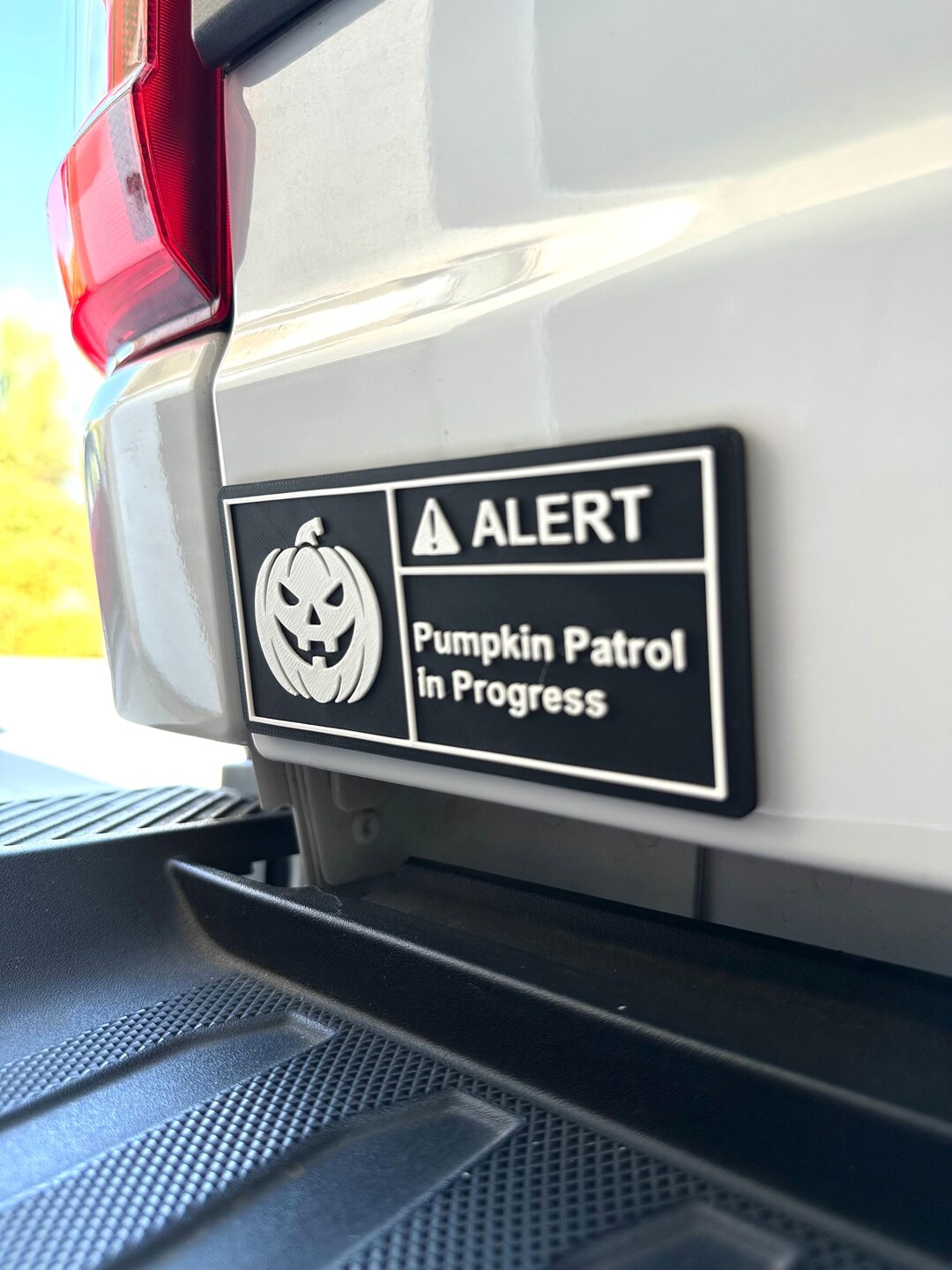 Spooky Warning Label, Reusable Emblem! - Etsy