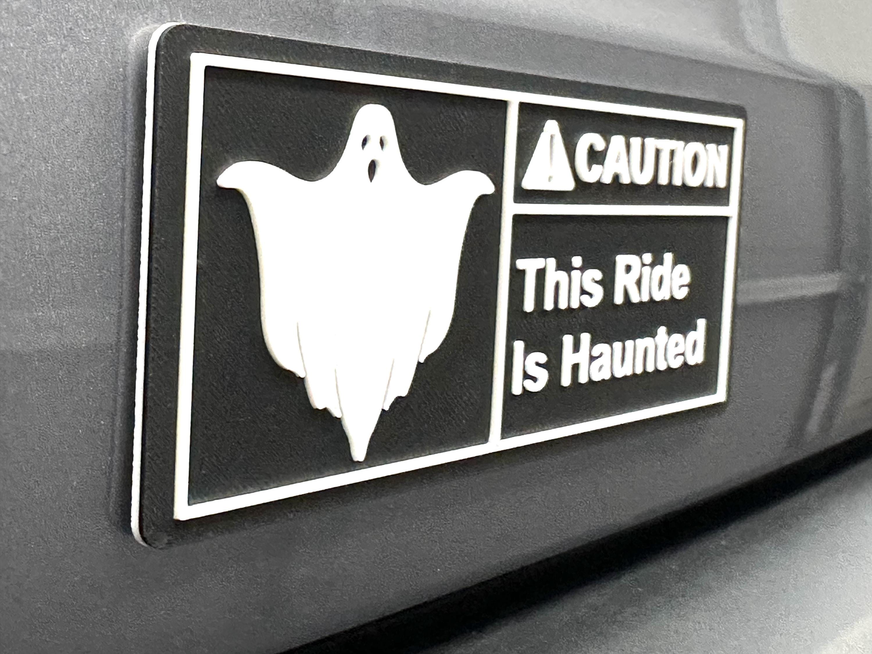 Spooky Warning Label, Reusable Emblem! - Etsy