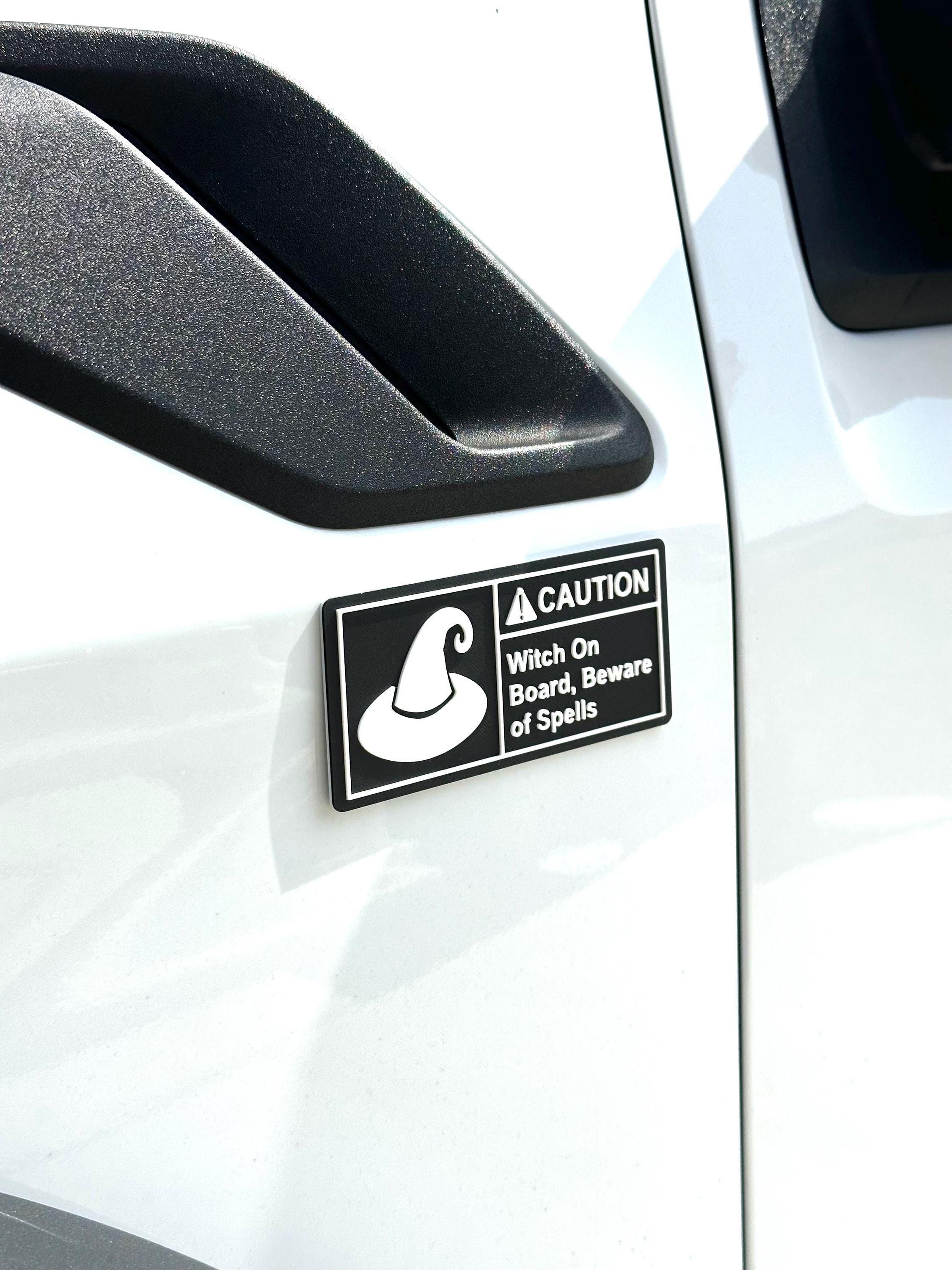 Spooky Warning Label, Reusable Emblem! - Etsy