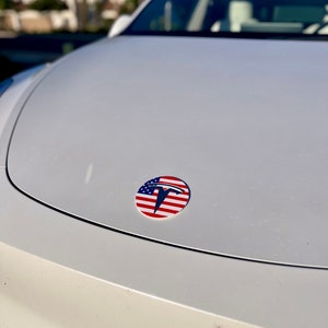 American Flag Overlay for Tesla Emblem, Cybertruck Friendly - Etsy