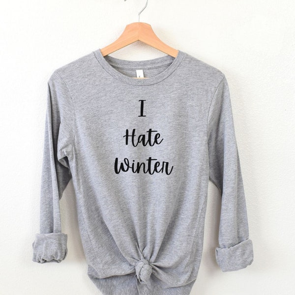 I Hate Winter - Etsy