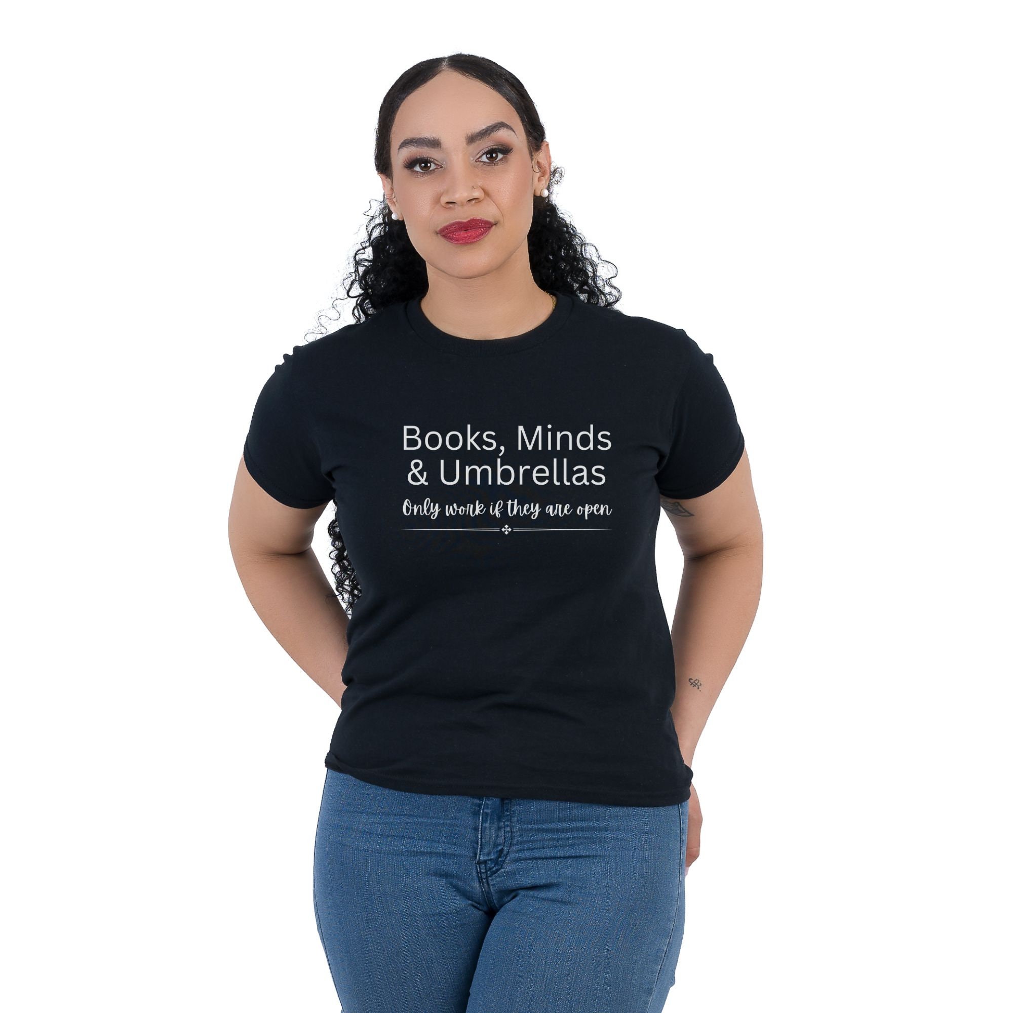 Books Umbrellas & Minds Only Work When They Are Open, Motivational ...