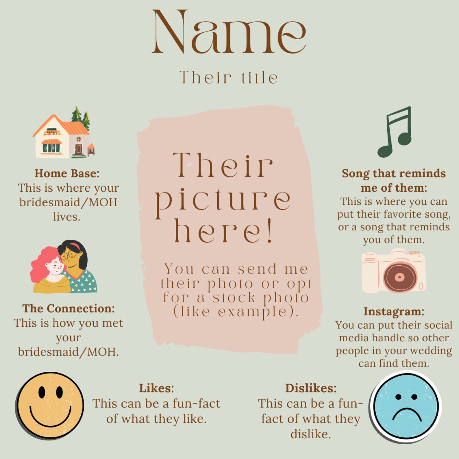 Wedding Party Introduction Templates - Etsy