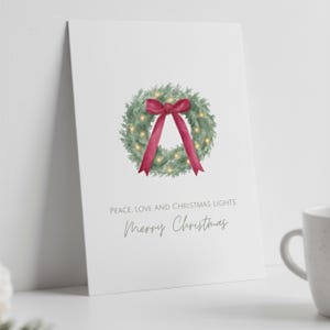 Personalized Christmas Card Bundle, Holiday Greetings (digital Download ...