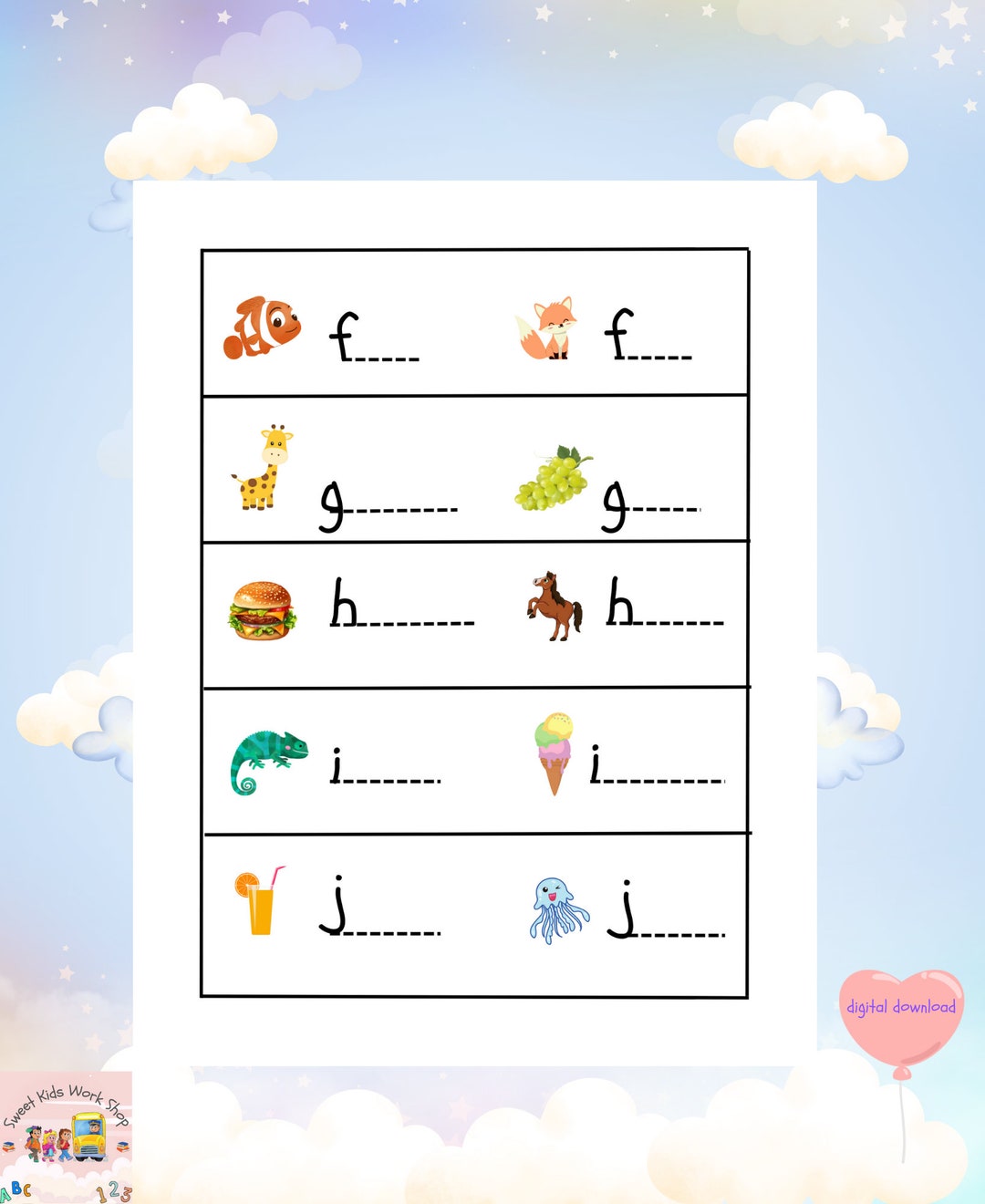 Alphabet Worksheets, Printable Worksheets, Learning File, 26 Letter ...