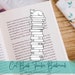 Cat Printable Bookmark Book Tracker Bookmark Reading Log Bookmark Kids ...
