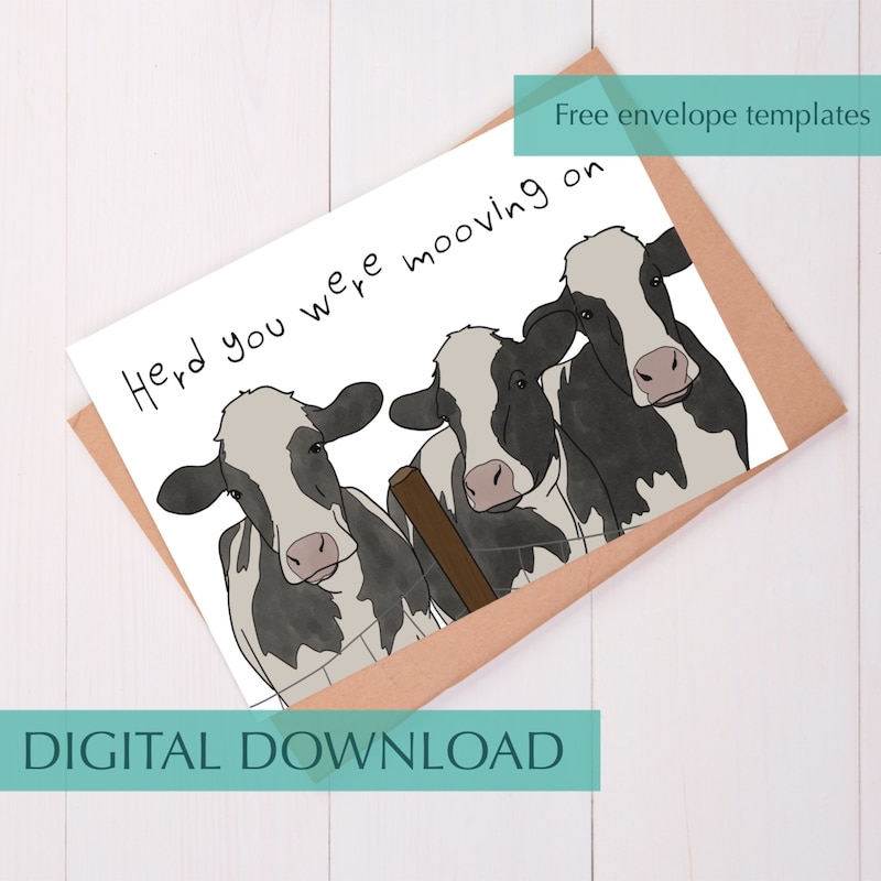 Goodbye farewell cards - Etsy Polska