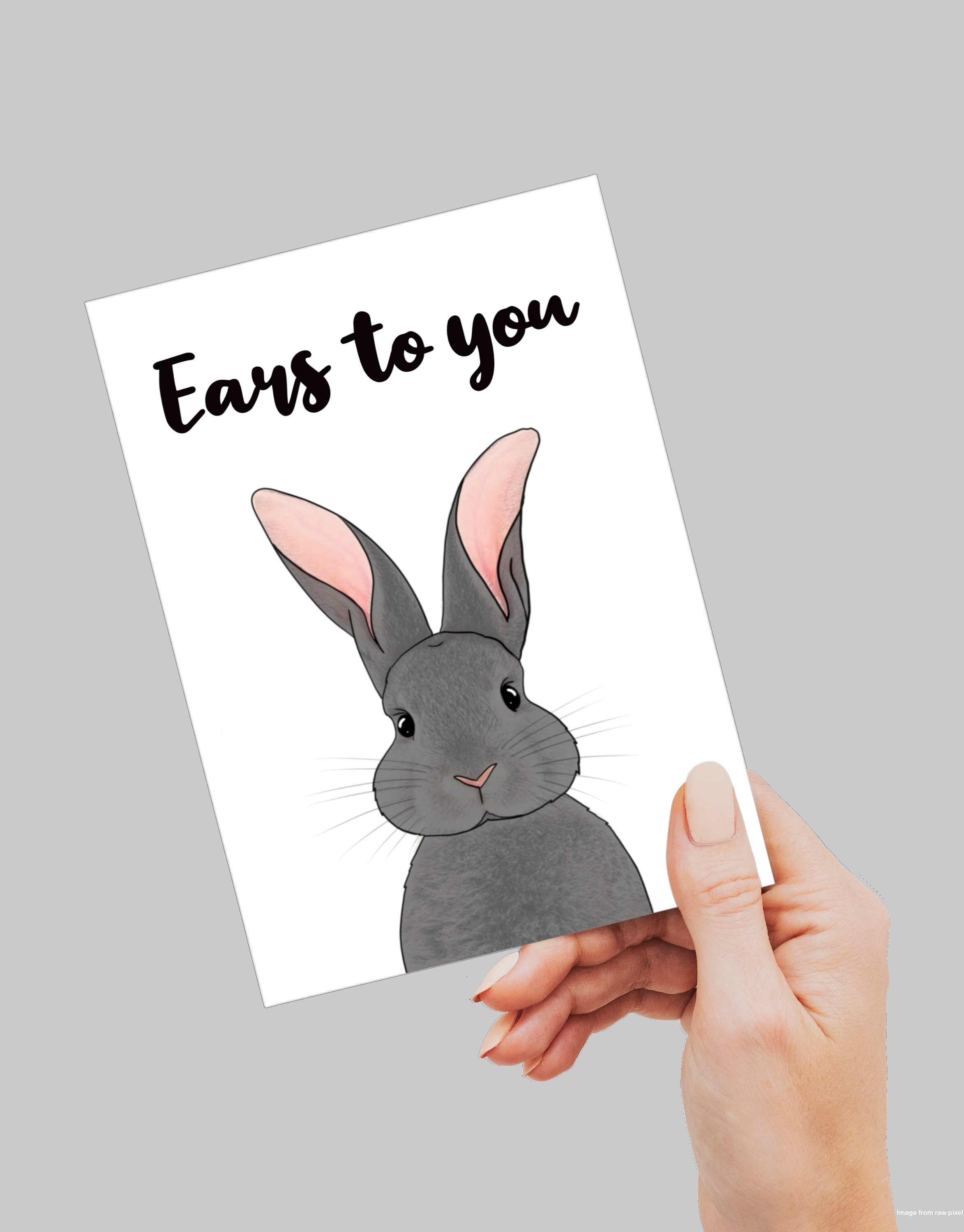 Bunny Congratulations Card Funny Rabbit Congratulations on - Etsy