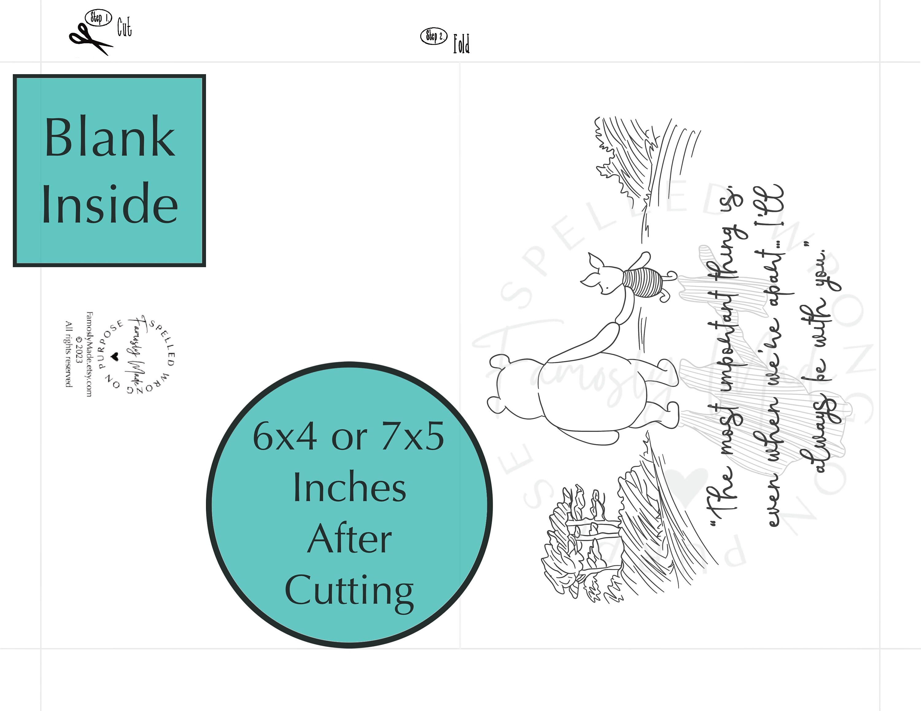 Winnie the Pooh Sympathy Card: Grief & Loss Quote (digital Download) - Etsy
