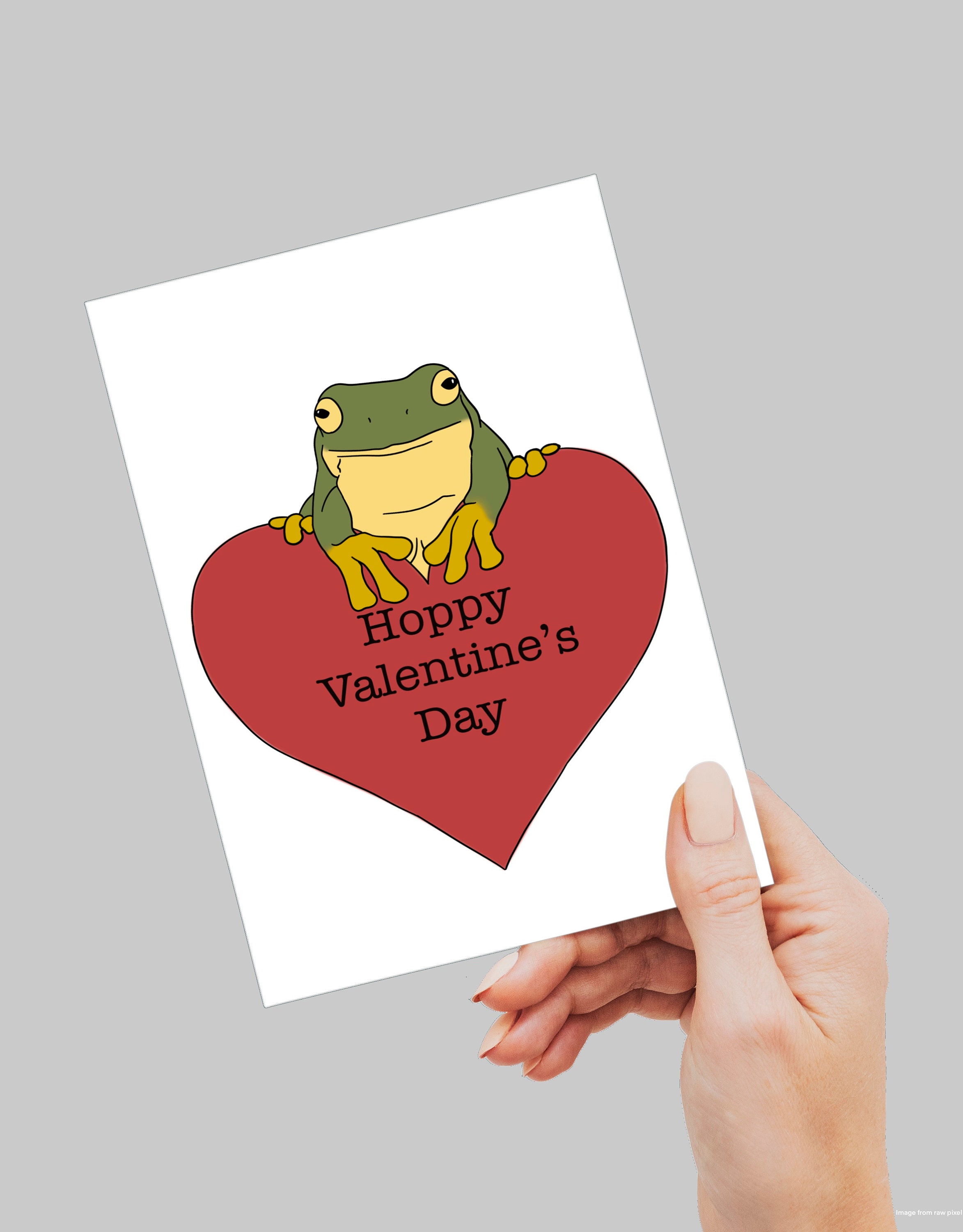 Frog Valentines Day Card Funny Frog Anniversary Card for Girlfriend ...