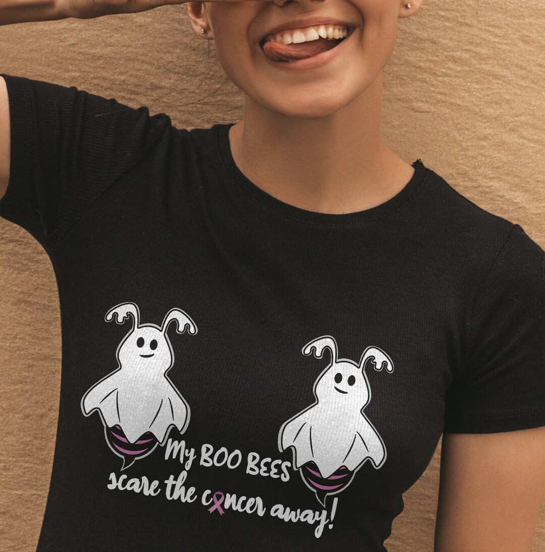 Commercial Use Boobees Scare the Cancer Away Halloween Breast Cancer ...