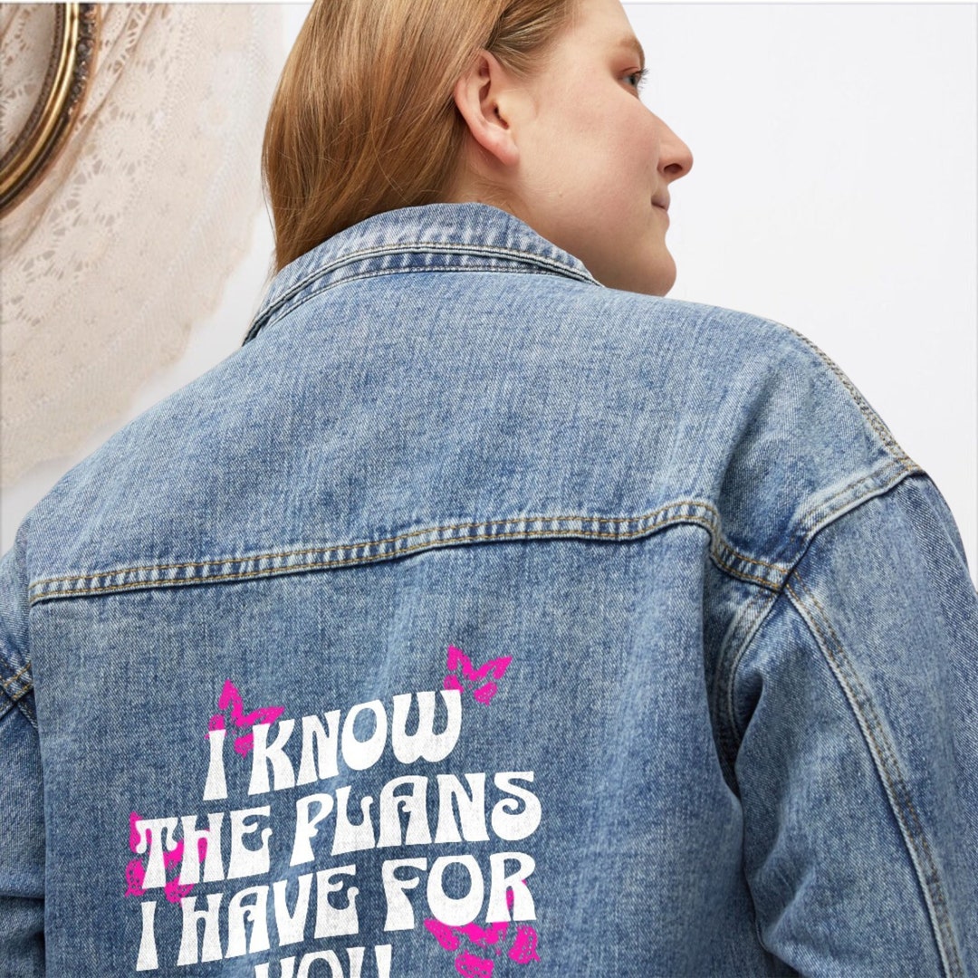 Christian Jean Jacket, Christian Denim, Jeremiah 29 11, Trendy Faith ...