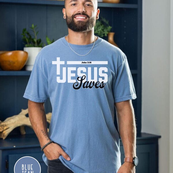 Jesus Saves T Shirt - Etsy