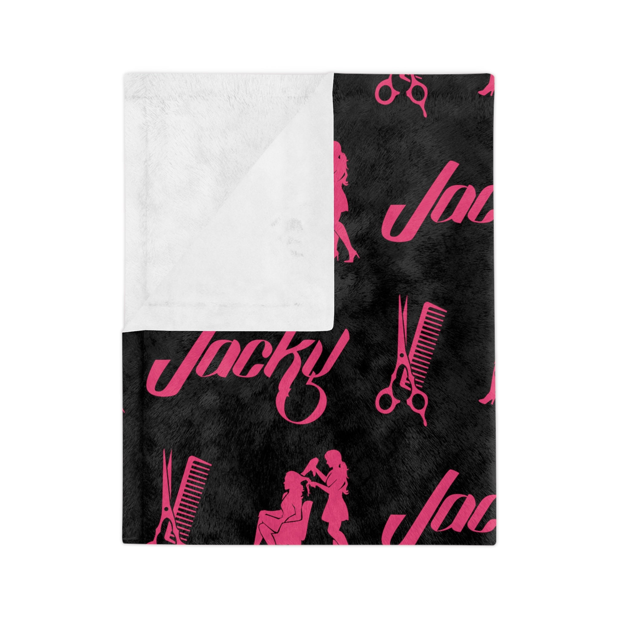 Personalized Hair Stylist Blanket, Custom Cosmetologist Blanket ...