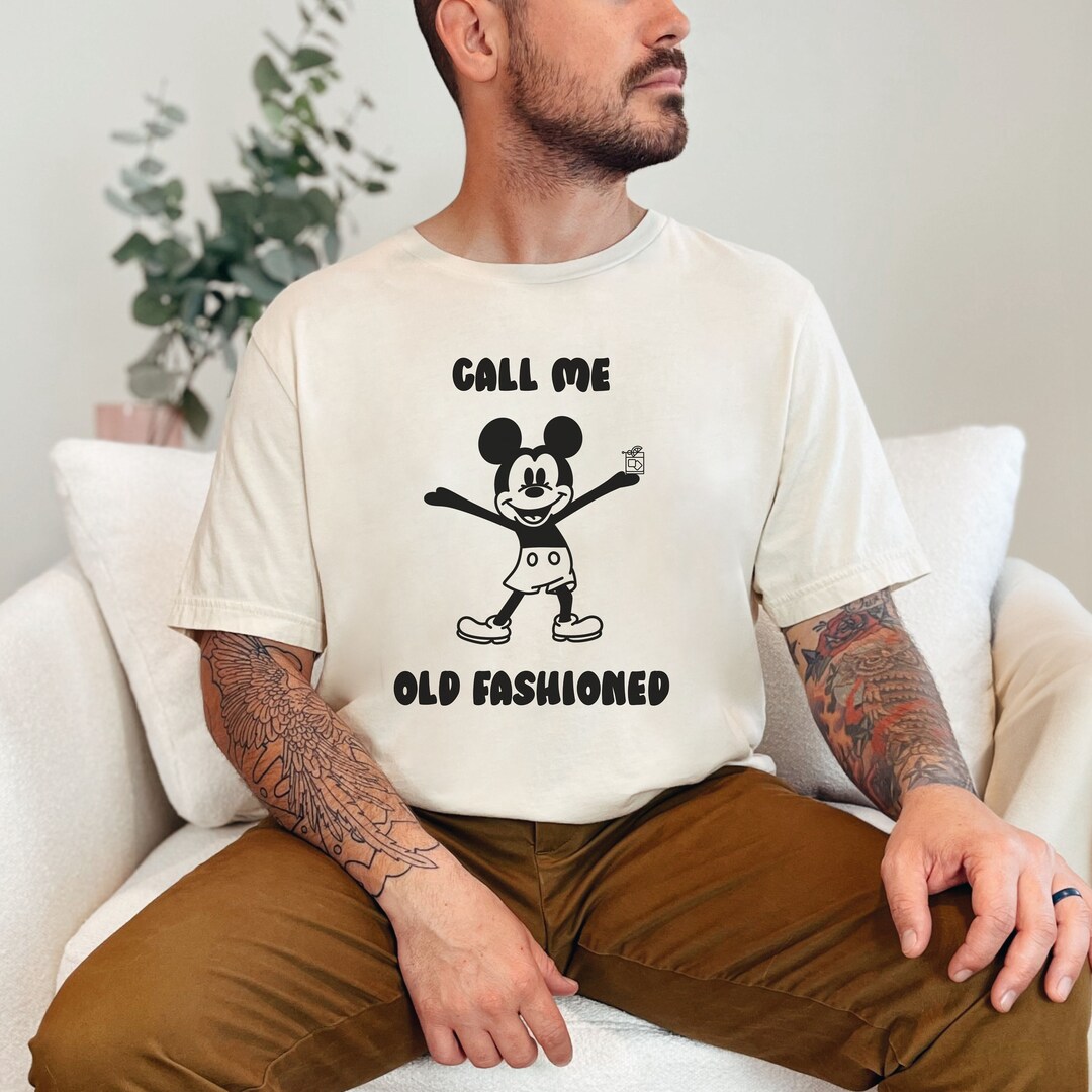 Bourbon Gifts for Men, Call Me Old Fashioned Shirt, Steamboat Willie ...
