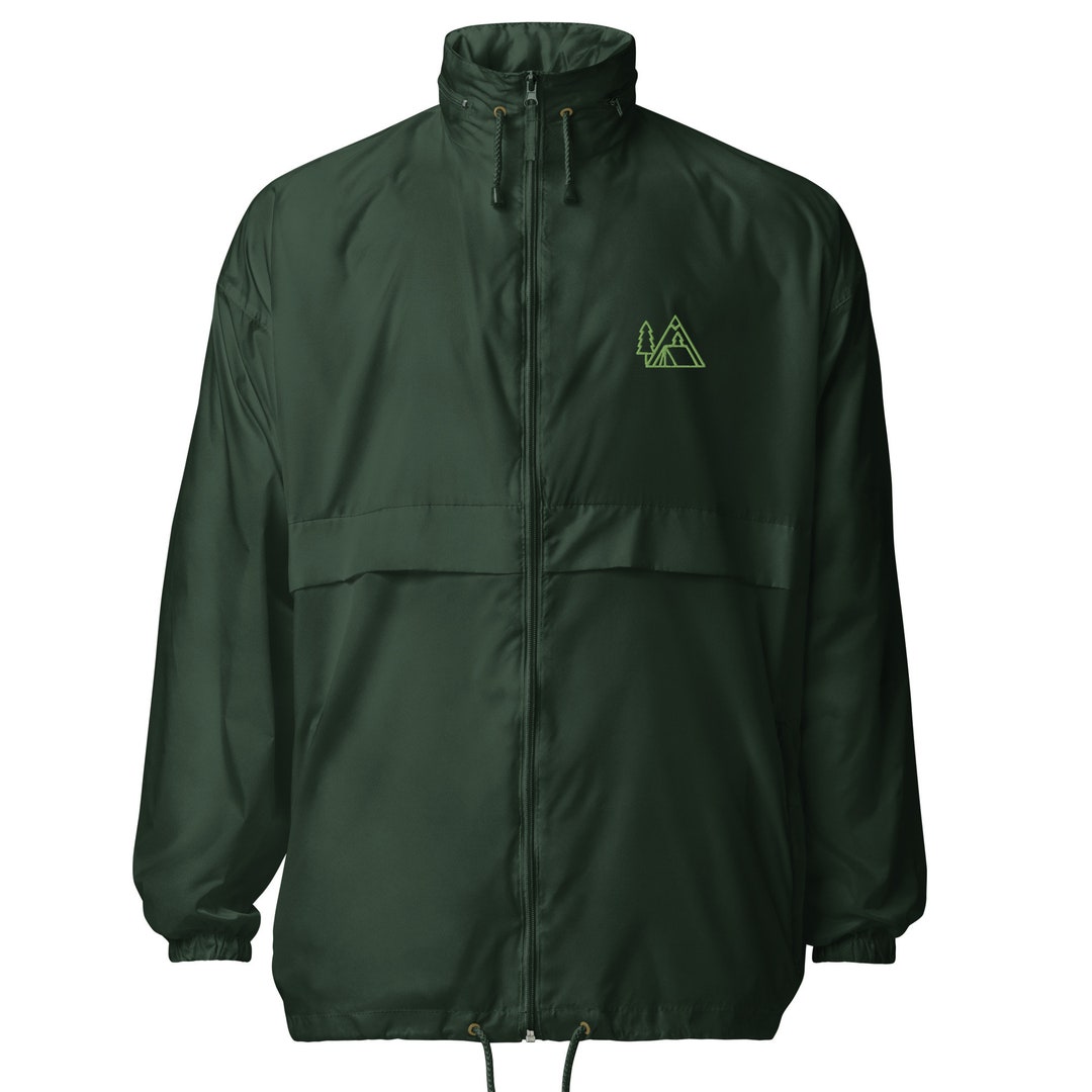 Green Camper Windbreaker Light, Transformable, Two Pockets, Ideal for ...