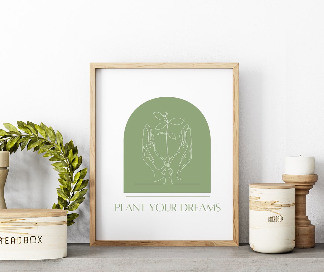 House Plants Print, Plant Poster, Printable Wall Art, Botanical Wall ...