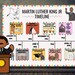 MLK Day Timeline Poster | Martin Luther King Jr Timeline Bulletin Board ...