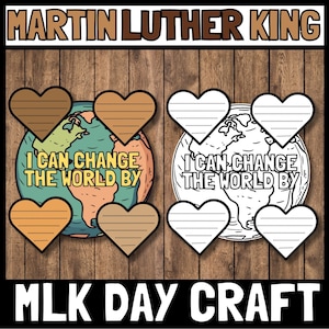 Martin Luther King Jr Craft - MLK Day Crafts - Martin Luther King Jr ...