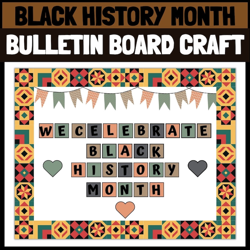 Black History Month Bulletin Board Border - Etsy