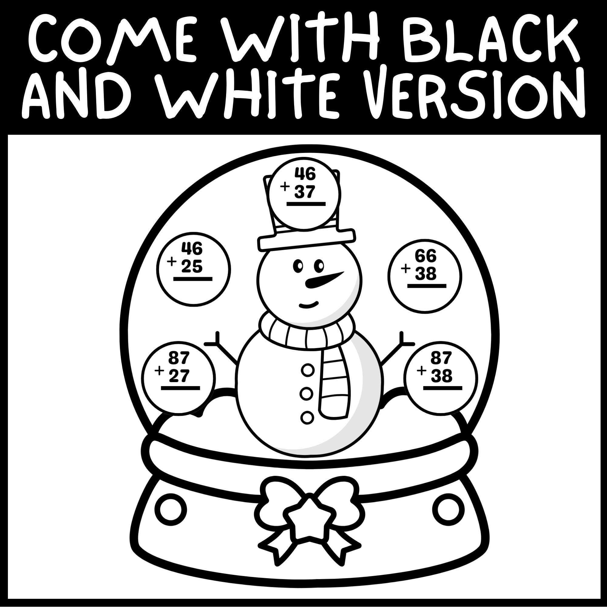 Snow Globe Math Crafts - Winter Christmas Bulletin Board Ideas ...