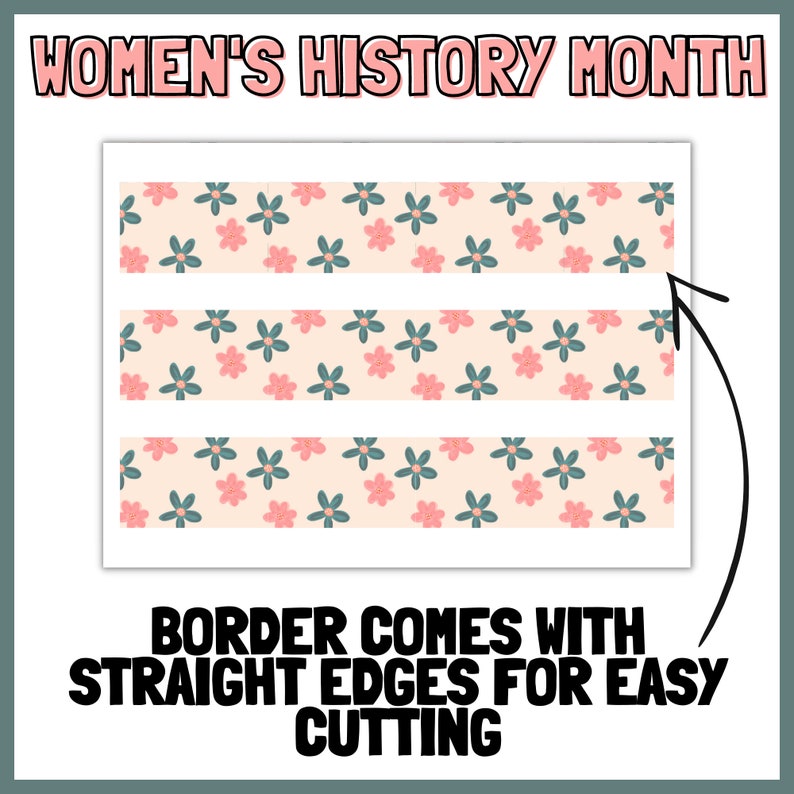 Women’s History Month Bulletin Board Kit | We Celebrate Women’s History ...