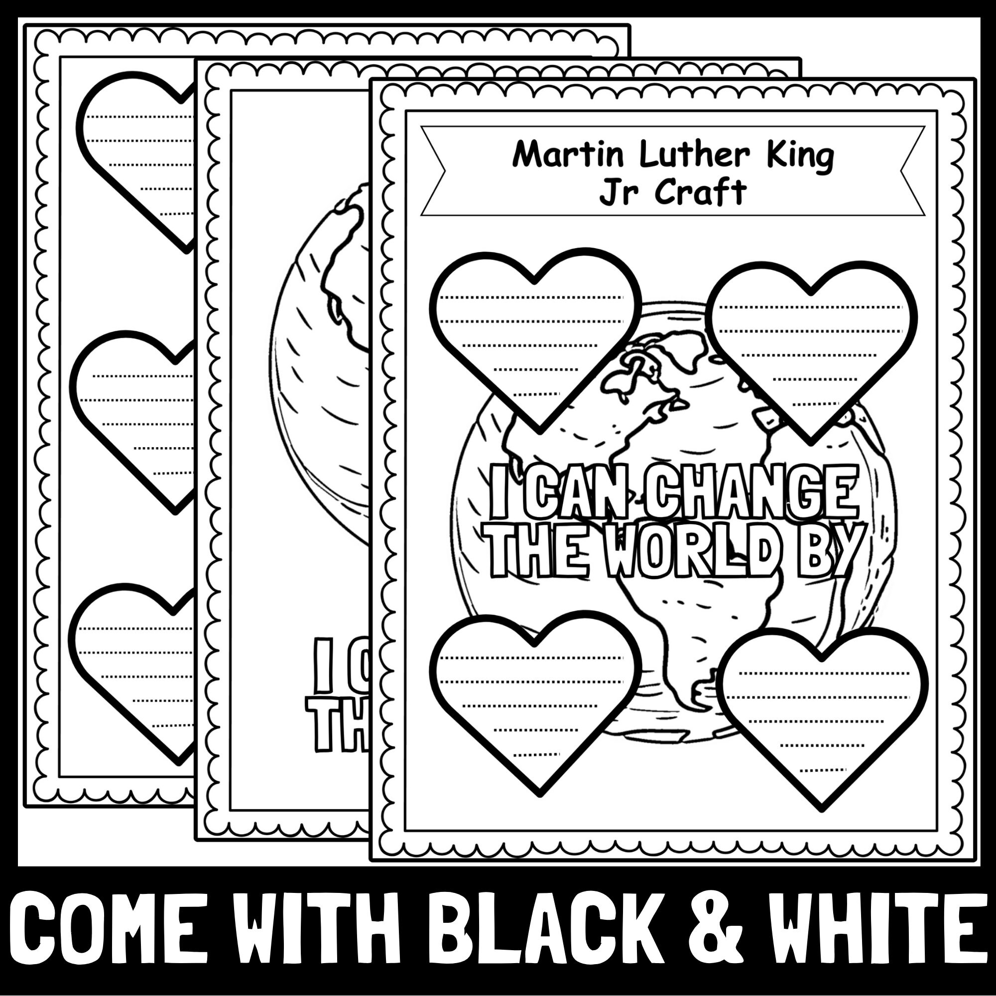 Martin Luther King Jr Craft - MLK Day Crafts - Martin Luther King Jr ...