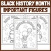 Important Figures in Black History Month Coloring Pages | Black History ...