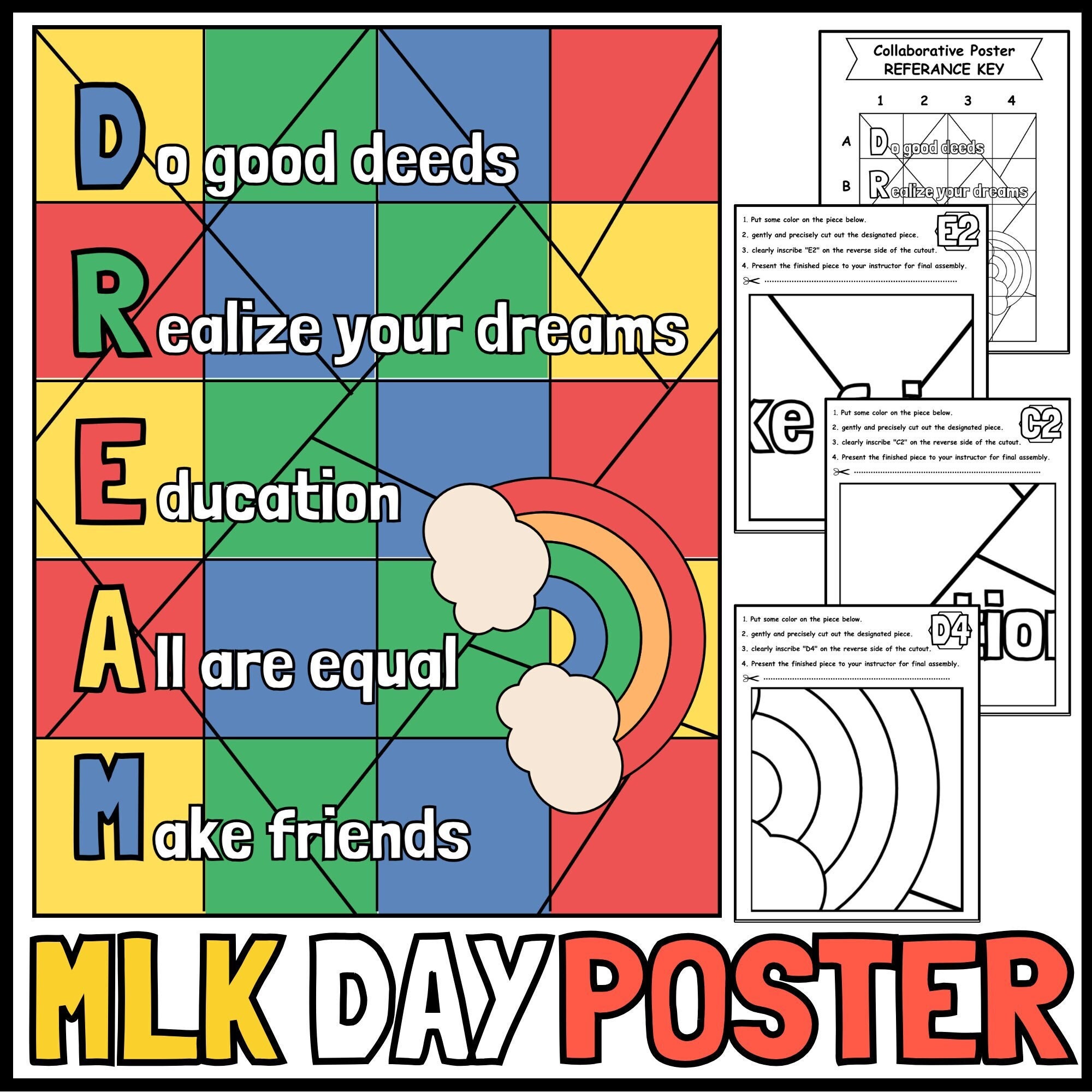 Black History Month Collaborative Poster Black History Month Poster ...