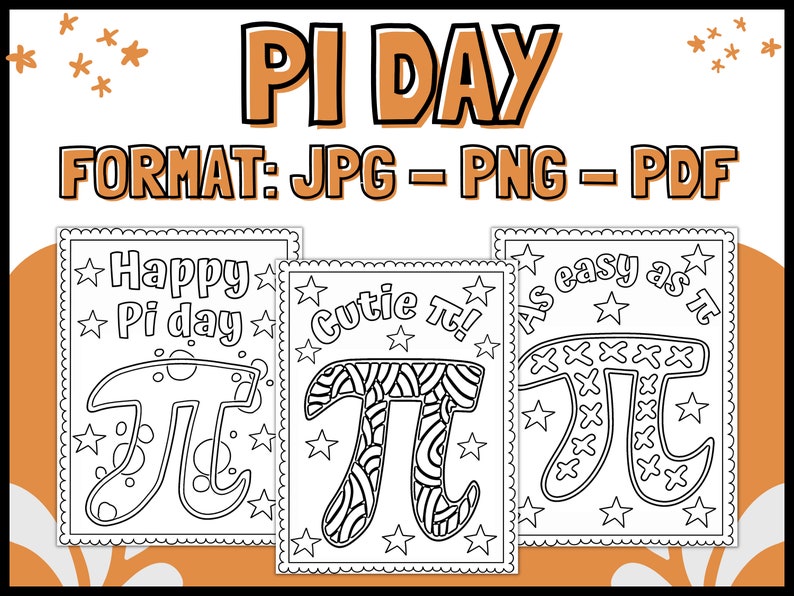Pi Day Coloring Pages Pi Day Activities Pi Day Worksheets Coloring ...