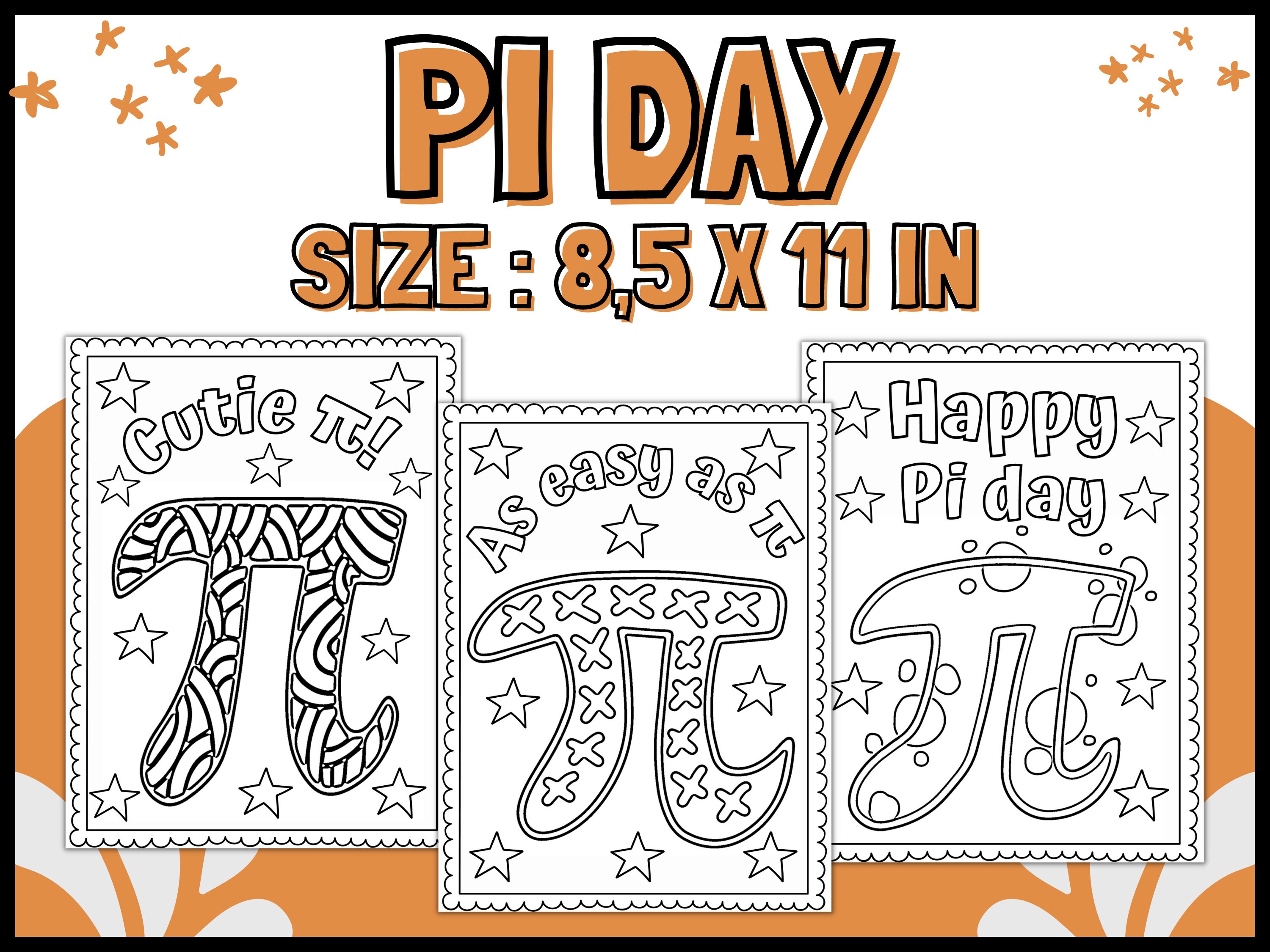Pi Day Coloring Pages Pi Day Activities Pi Day Worksheets Coloring ...