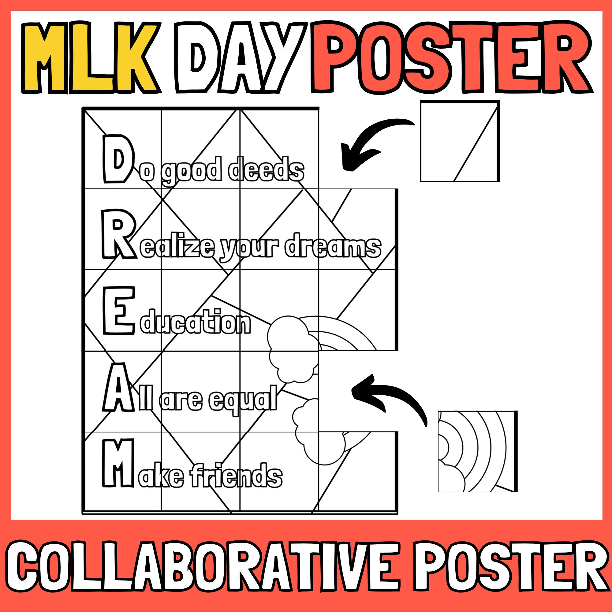 Black History Month Collaborative Poster Black History Month Poster ...