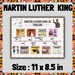 MLK Day Timeline Poster | Martin Luther King Jr Timeline Bulletin Board ...