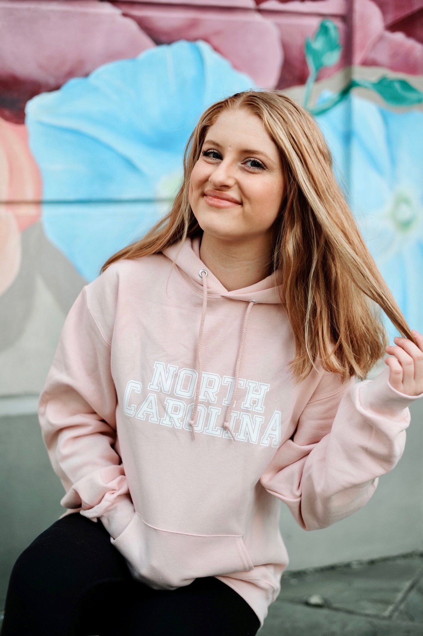 Pink North Carolina Hoodie NC Hoodie Cozy Hoodie Pink - Etsy