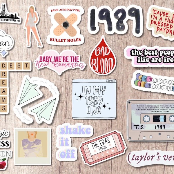 Taylor Sticker Packs - Etsy