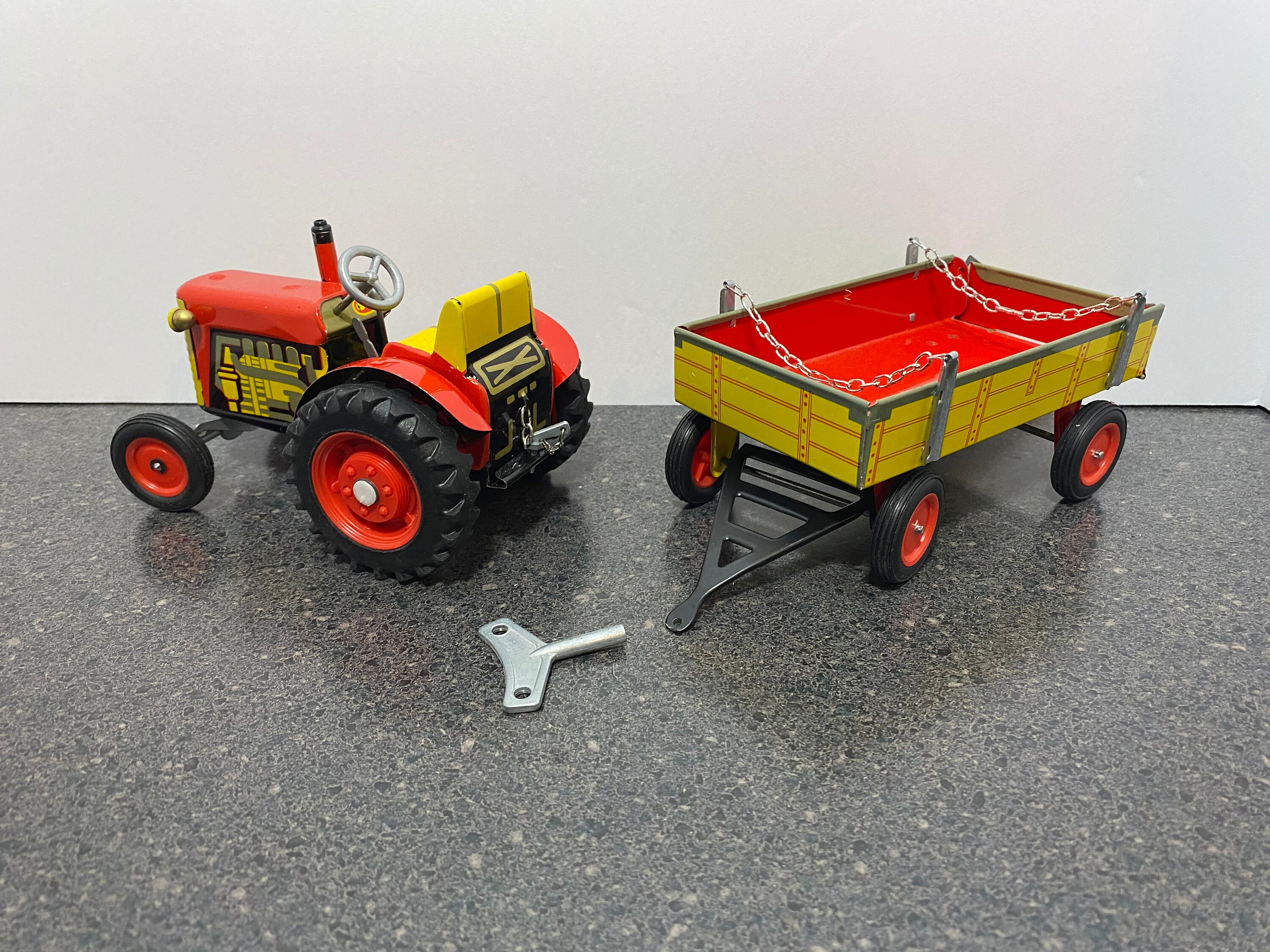 Vintage Schylling Czech Wind up Tractor Toy - Etsy