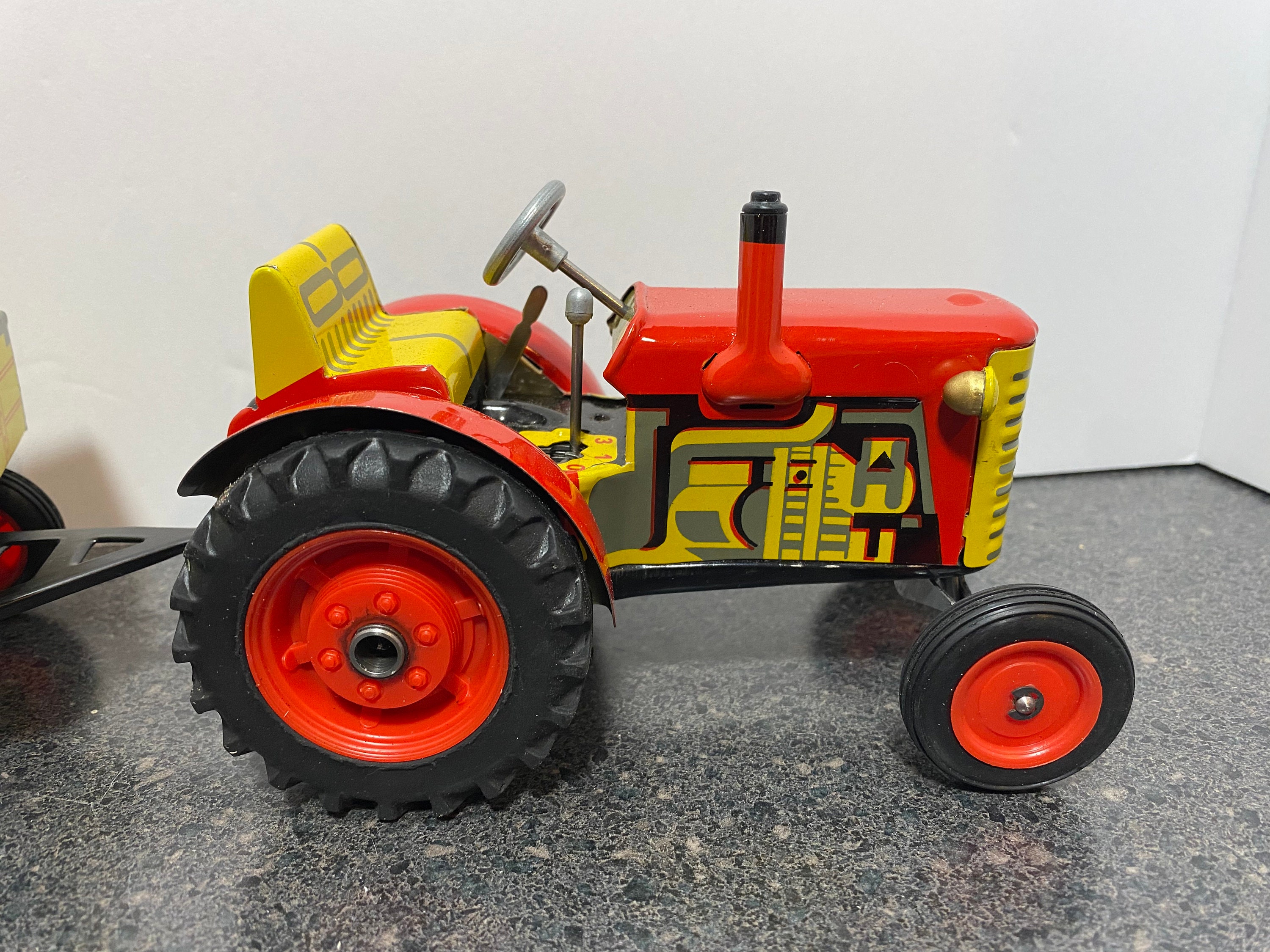 Vintage Schylling Czech Wind up Tractor Toy - Etsy