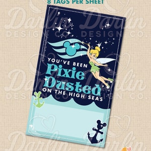 Pixie Dust Gift Tags - You've Been Pixie Dusted on the High Seas ...
