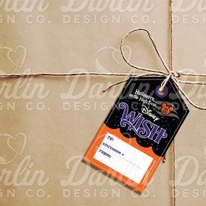 DCL Fish Extender Gift Tag Halloween on the High Seas Custom Ships Wish ...