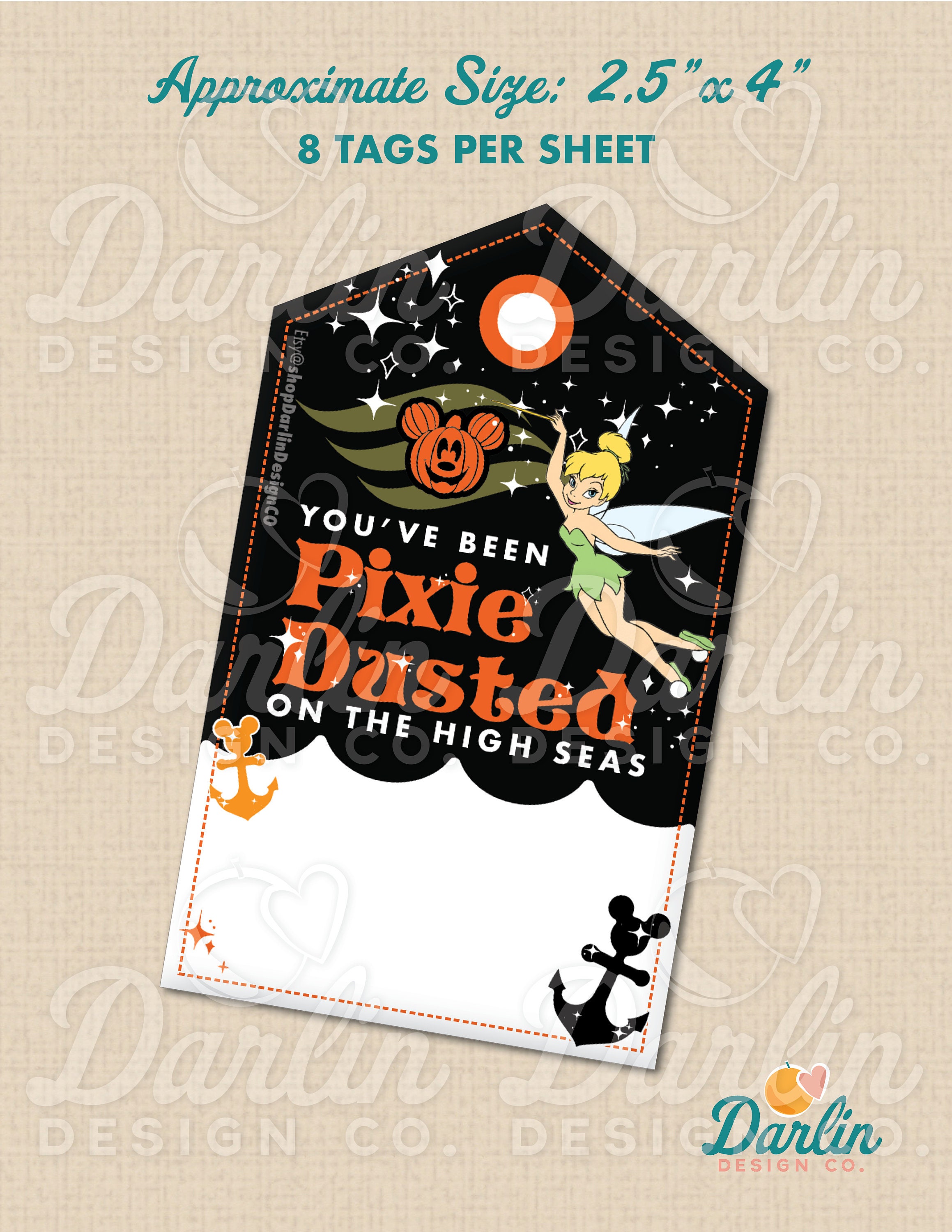 Pixie Dust Gift Tags - Halloween Color Scheme - You've Been Pixie ...