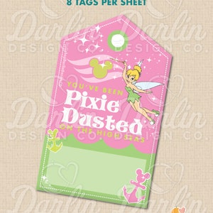 Pixie Dust Gift Tags - Tropical Color Scheme - You've Been Pixie Dusted ...