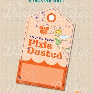 Pixie Dust Gift Tags - Halloween Color Scheme - You've Been Pixie ...