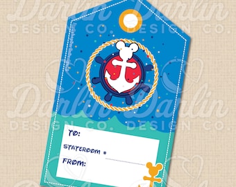 DCL Fish Extender Gift Tag DCL 25th Anniversary Captain Mick Digital ...