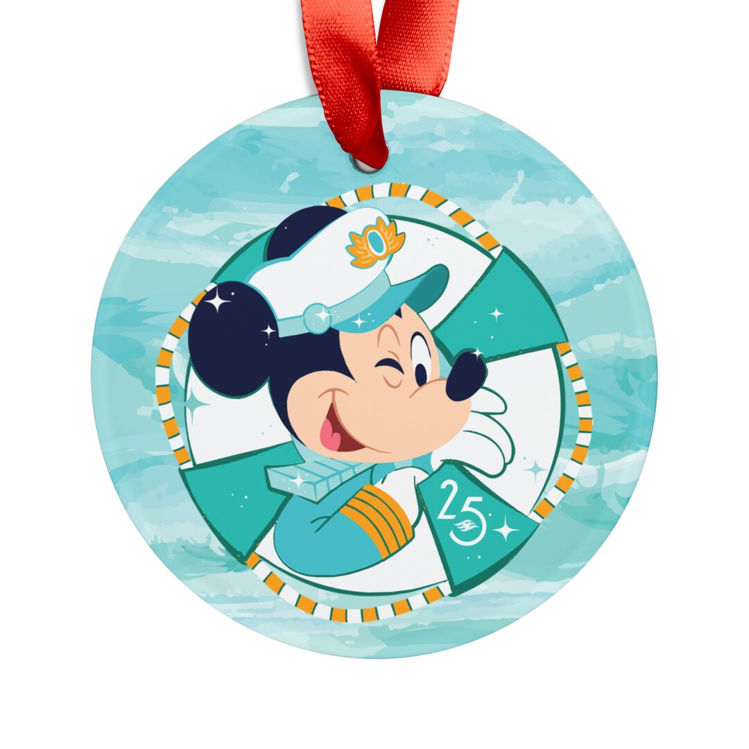 Acrylic Ornament With Ribbon - DCL 25th Silver Anniversary on the ...