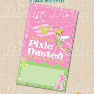 Pixie Dust Gift Tags - Tropical Color Scheme - You've Been Pixie Dusted ...
