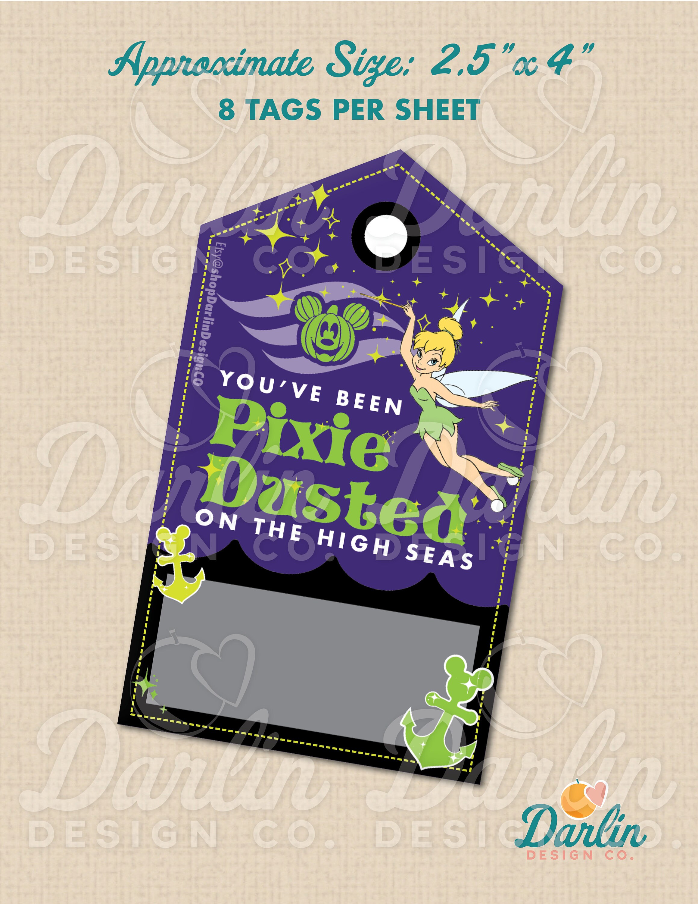 Pixie Dust Gift Tags - Halloween Color Scheme - You've Been Pixie ...