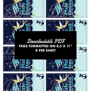 Pixie Dust Gift Tags - You've Been Pixie Dusted on the High Seas ...