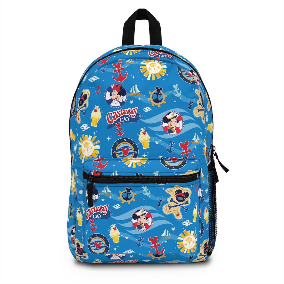 Backpack - DCL Nautical Captain Mickey and Minnie Cruise Print - Etsy