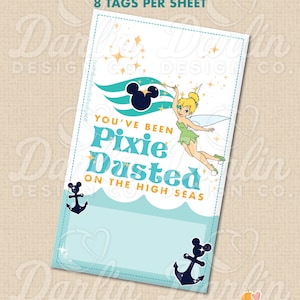 Pixie Dust Gift Tags - You've Been Pixie Dusted on the High Seas ...