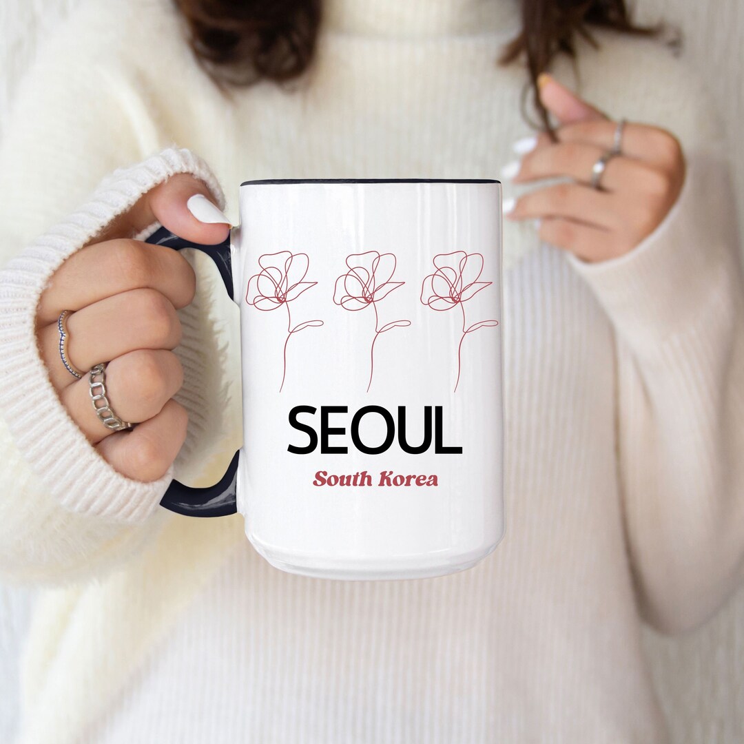 Seoul South Korea Mug, K Drama Mug, Kdrama Gift, K Drama Merch, Cute ...